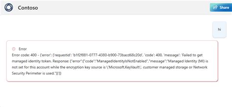 How To Fix Code 400 Message Failed To Get Managed Identity Token Microsoft Qanda