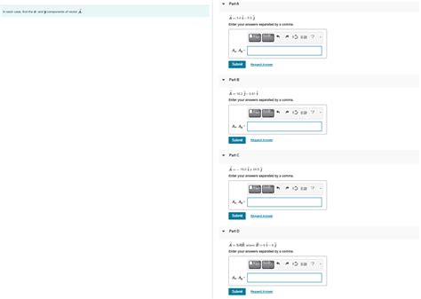 Solved In Each Case Find The X And Y Components Of Vector Chegg