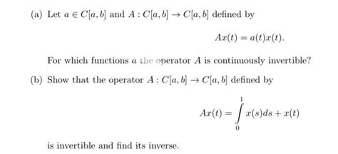 Solved A Let AC A B And A C A B C A B Defined By Chegg Com