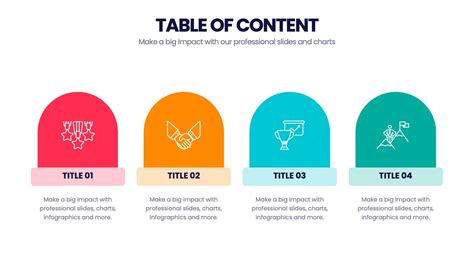 Tables Of Content Infographic Presentation Template