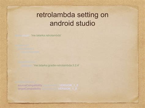 RxJava With Retrolambda PPT