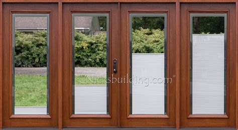 Exterior Doors With Built In Blinds Nicks Building Supply
