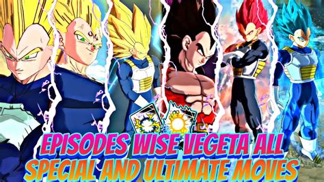 Episode Wise Vegeta All Special And Ultimate Moves 🔥 In Dragon Ball