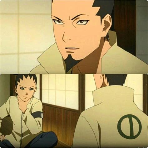 Shikadai Y Shikamaru 2 Anime Naruto Shikamaru Shikadai