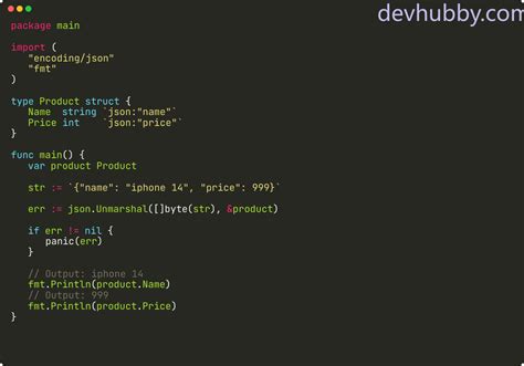 How To Parse Json In Golang Rcode