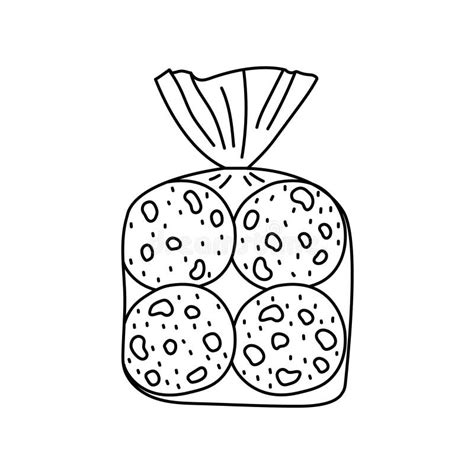 Cartoon Food Packaged Bread Stock Illustrations 77 Cartoon Food