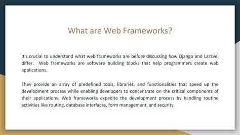 Django Vs Laravel Pptx Web Development Internet