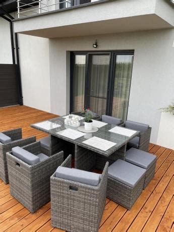 Komplet Mebli Ogrodowych Kostka Pavolo Dark Grey And Blue Grey Meblobraniepl Meble Ogrodowe