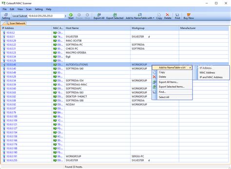 Download Colasoft Mac Scanner Free