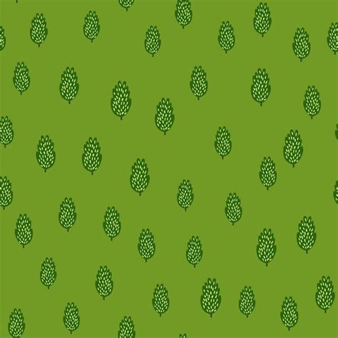 Premium Vector Artistic Tree And Foliage Illustration In A Repeating