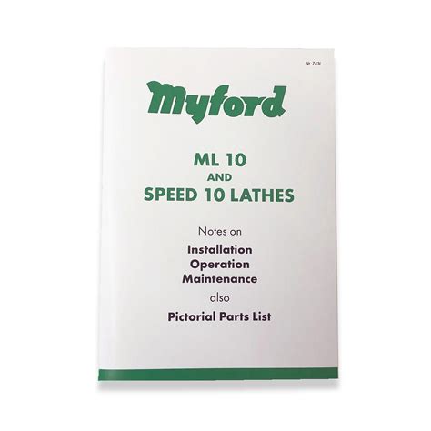 Manual For Ml10 Lathe No 743k Rdg Tools