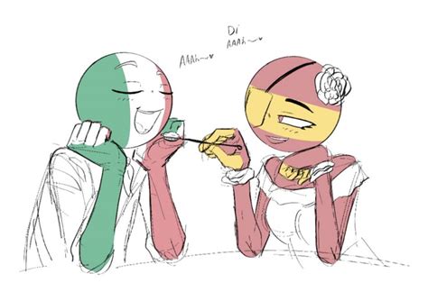 Italy X Spain Countryhumans Country Art Geek Stuff Spain