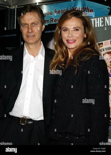 Lena Olin And Husband Arrive For The Premiere Of Awake At The Chelsea