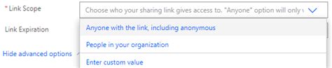 Create Sharing Link For A File Or Folder Action In Sharepoint Connector Kaizenpersonal