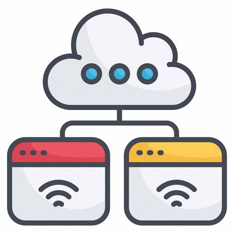 Cloud Network Storage Data Server Icon Download On Iconfinder