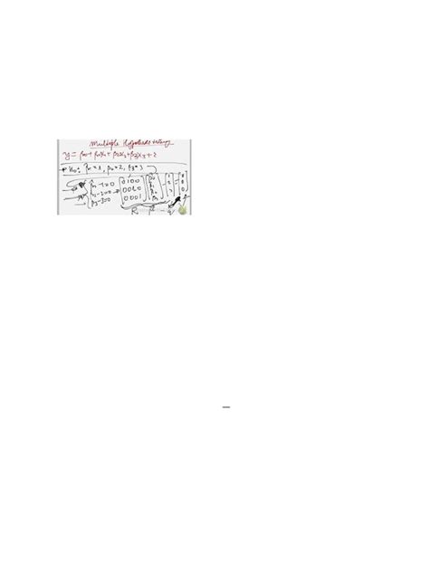 Lecture Set 5 Pdf Regression Analysis Ordinary Least Squares