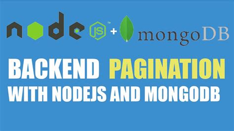 Paginated Api With Nodejs And Mongodb Mern Stack Youtube