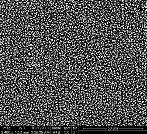 Sem Photographs Of The Electroless Copper Deposits Obtained From The