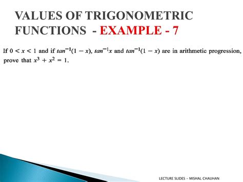 Inverse Trigonometric Functions Class Xii Module 3 Pdf