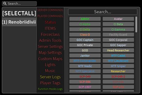 Admin Panel Project SCP Wiki
