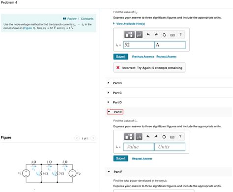 Solved Find Ia Ib Ic Id Ie And Then Find The Total Power Chegg