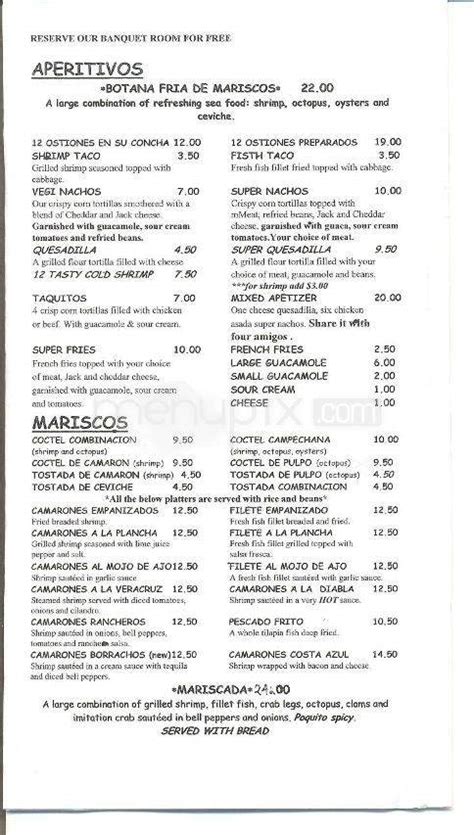 Taquitos Mexican Restaurant Menu In Salinas Ca Order Delivery And Reviews