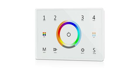 4 Zones Wall Mounted Touch Panel 100 240vac Input T15it Boqi Led