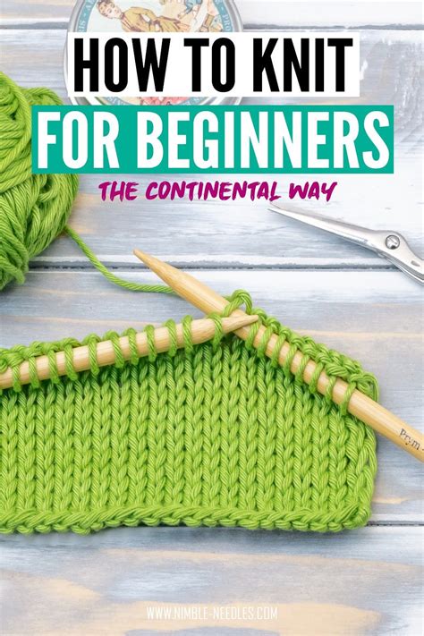 A Step By Step Tutorial On How To Knit For Beginners Slowly And With