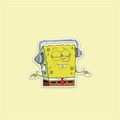 Chill Spongebob Sticker Fantastick