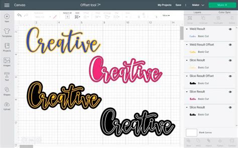 How To Use The Offset Tool In Cricut Design Space Artofit