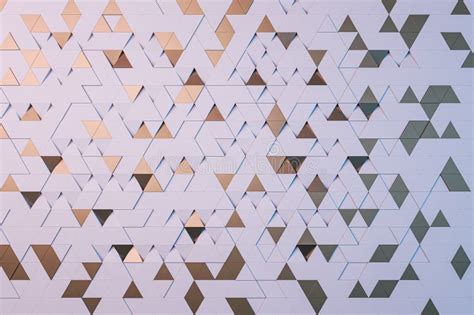 Creative Geometric Triangles Backdrop Landing Page Concept Stock