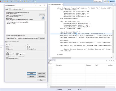 Findreplace With Regular Expressions And Match Evaluators Eclipse