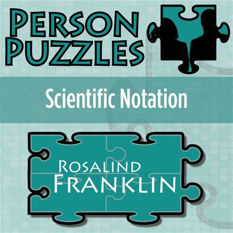 Scientific Notation Printable And Digital Activity Rosalind Franklin
