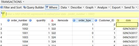 Filtering Every Which Way In Sas Enterprise Guide