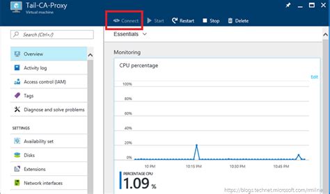 Azure Rm Vm Connect Button Greyed Out 250 Hello