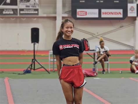 Meet The Ohio State Cheerleader Making Headlines Before Football Season The Spun