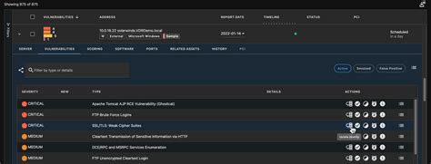 Update Vulnerability Severity Documentation