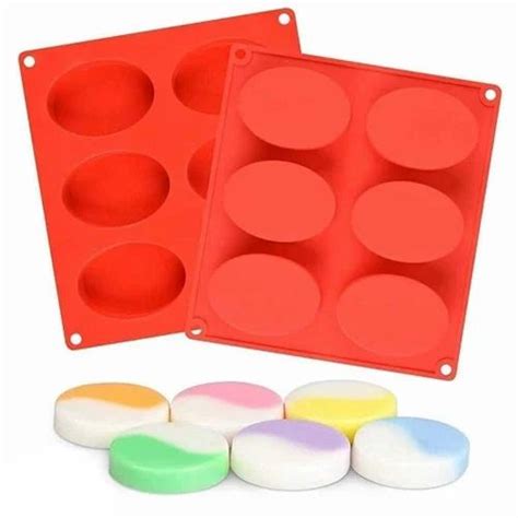 Oval Silicone Soap Mold 6 Cavities At ₹ 65 In Rajkot Id 2854755843448