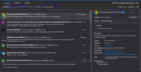 InvalidCastException When Using WebView2 Methods Issue 213