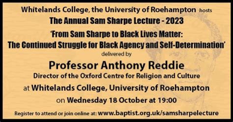 Rosemarie Davidson On Linkedin So Who Is Prof Anthony Reddie For Those Of You Who Are Not In