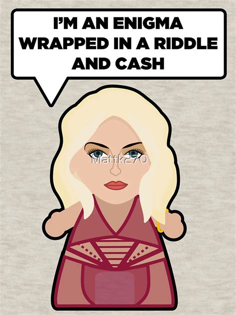 i m an enigma wrapped in a riddle and cash zipped hoodie by mattk270 redbubble