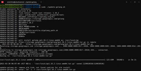 Install Golang In Linux Using Update Golang Script Ostechnix