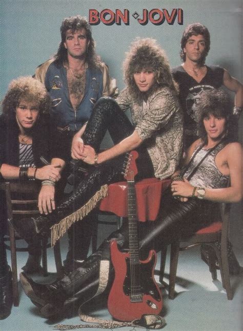 Bon Jovi 80s Poster