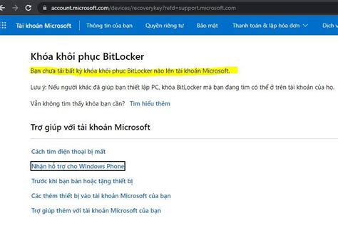 Microsoft Tự Bật Bitlocker Recovery Screen Nếu Bạn Update Windows