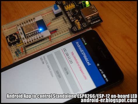 Android Er Android App To Control Standalone Esp8266esp 12 On Board Led Using Client