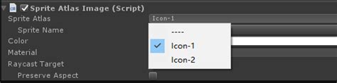 Unity技术之ugui Spriteatlasimage组件 Csdn博客