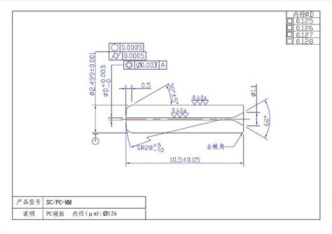 厂家直供SC UPC多模同心度3 0光纤陶瓷插芯带尾柄 可供ST FC插芯 阿里巴巴