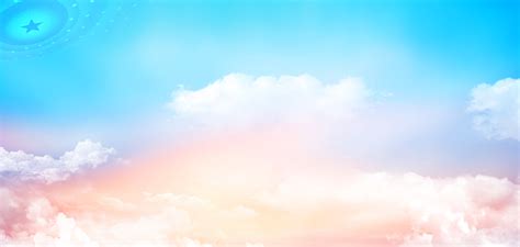 简约大气蓝天白云背景图片 简约大气蓝天白云背景素材图片 千库网