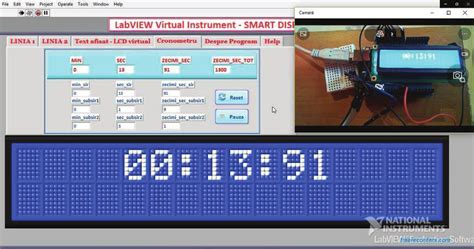 The Front Panel Of The Fourth LabVIEW Application That Allowed The Download Scientific Diagram