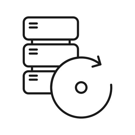 Backup Generic Thin Outline Icon